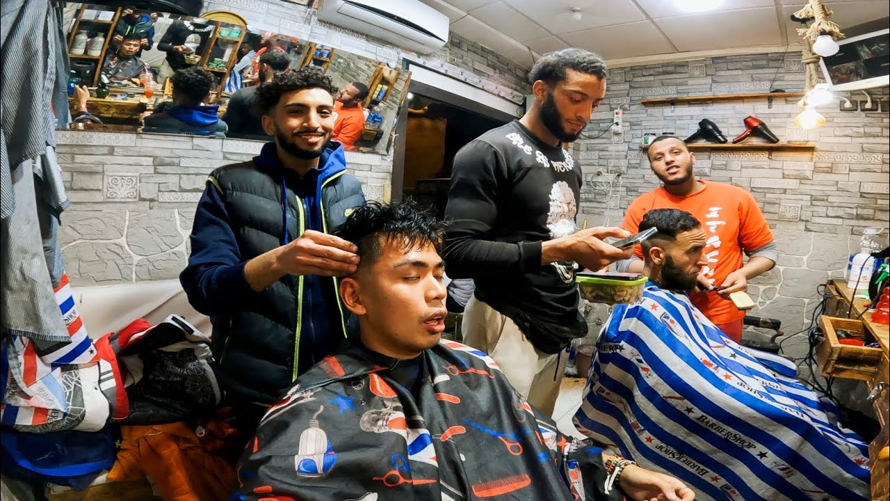 $10 Crazy Moroccan Haircut! 🇲🇦 - YouTube