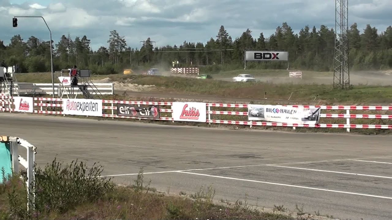 Rallycross Norrlandsveckan piteå Linus westman omg 1 - YouTube