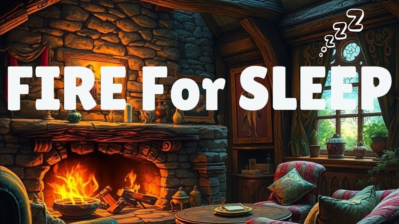 🔥 Calming Fire, Fireplace with Crackling Cozy Fire Sounds Popping ...