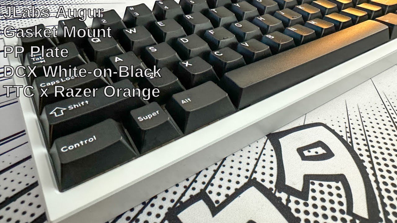 JLabs Augur 60% | PP Plate | TTC x Razer Orange Sound Test - YouTube