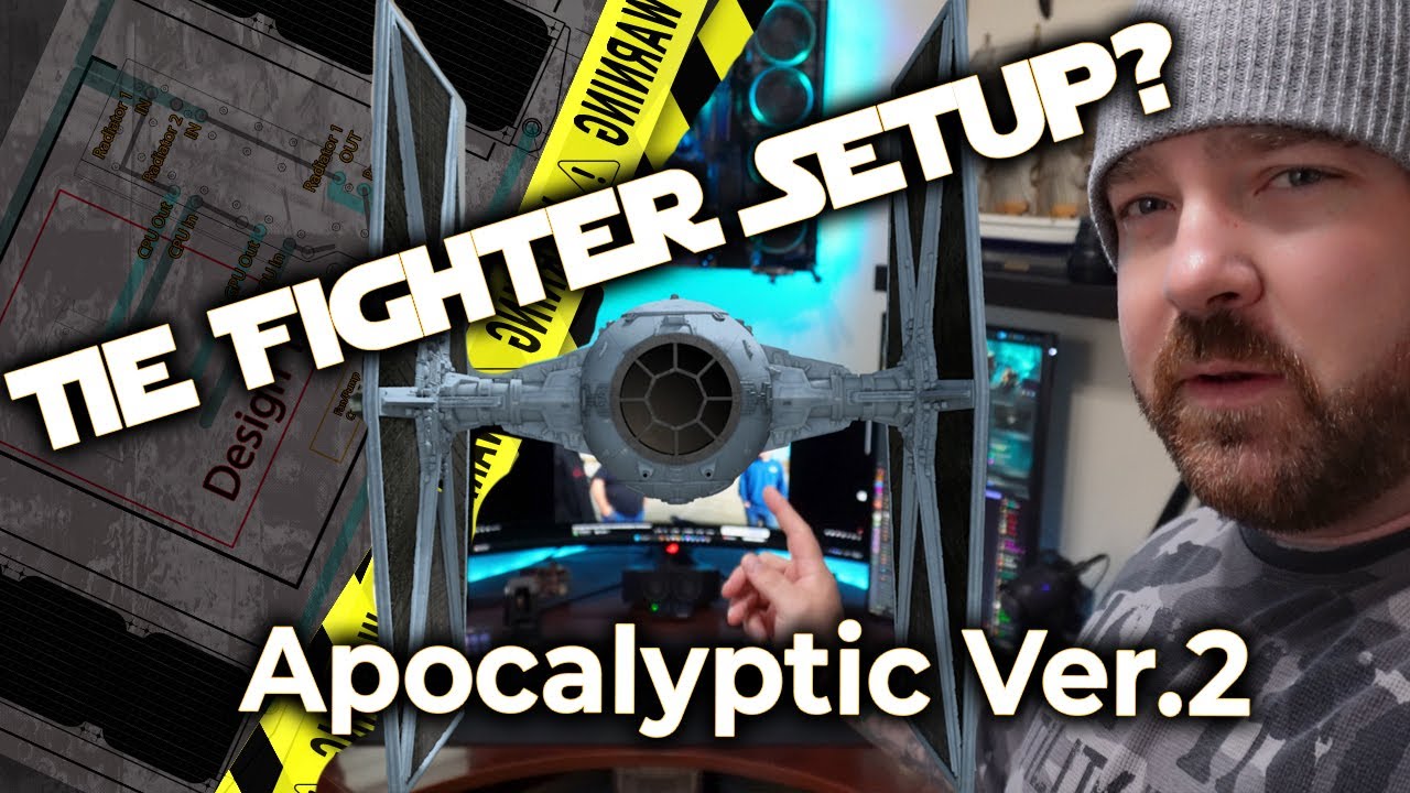 Apocalyptic Monitors Setup - Part 4 Tie Fighter Setup? - YouTube