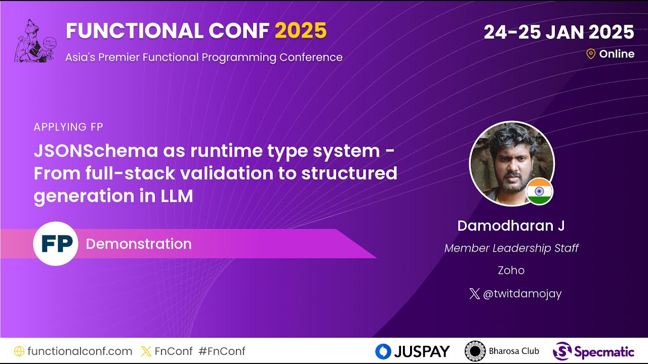 Jsonschema As A Runtime Type System Advanced Concepts And Practical Uses Damodharan Fnconf