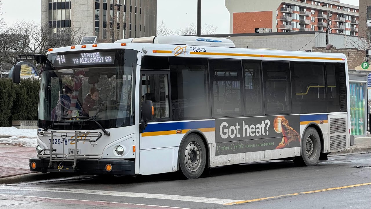 [4K] Burlington Transit - Route 4W: Central (Grande West Vicinity 7029 ...