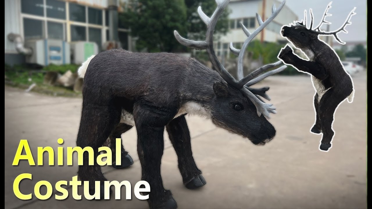 Realistic Christmas Reindeer Costume | Custom Costume - YouTube