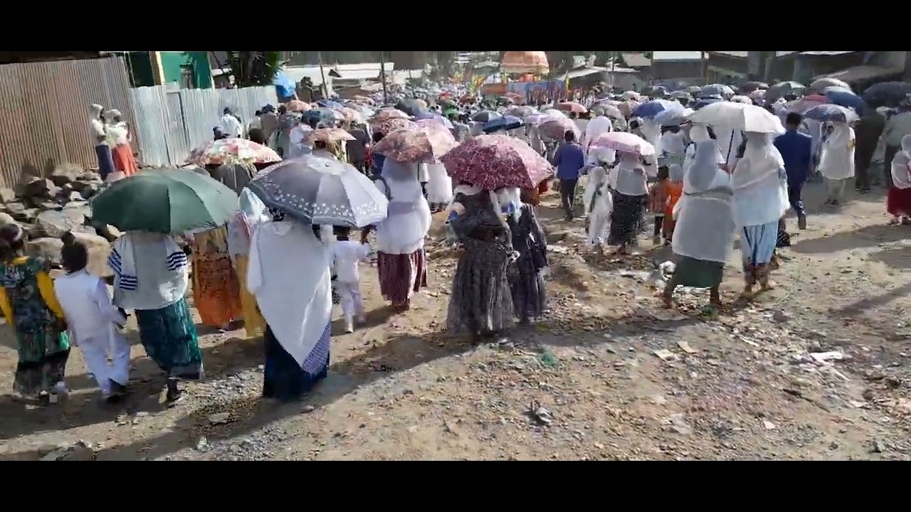 Epiphany celebration at sowth wollo zone Mekane selam - YouTube