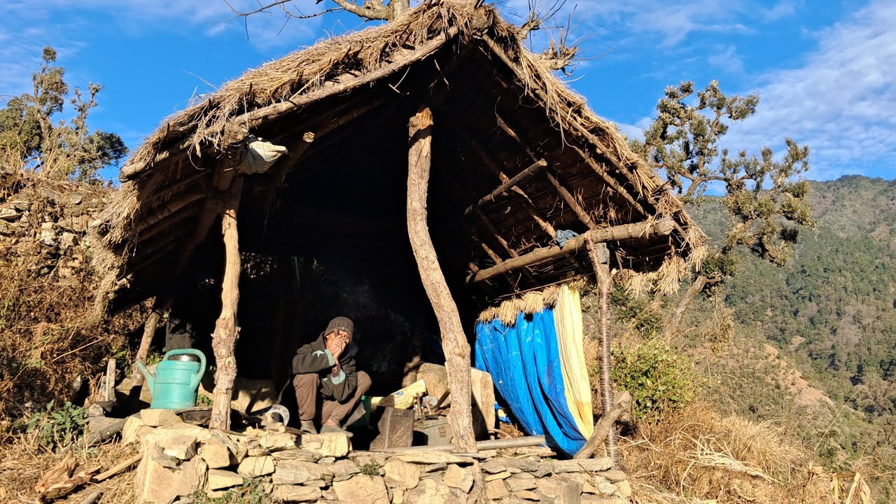 Nepali Mountain Village Traditional life of Nepal || very poor people ...