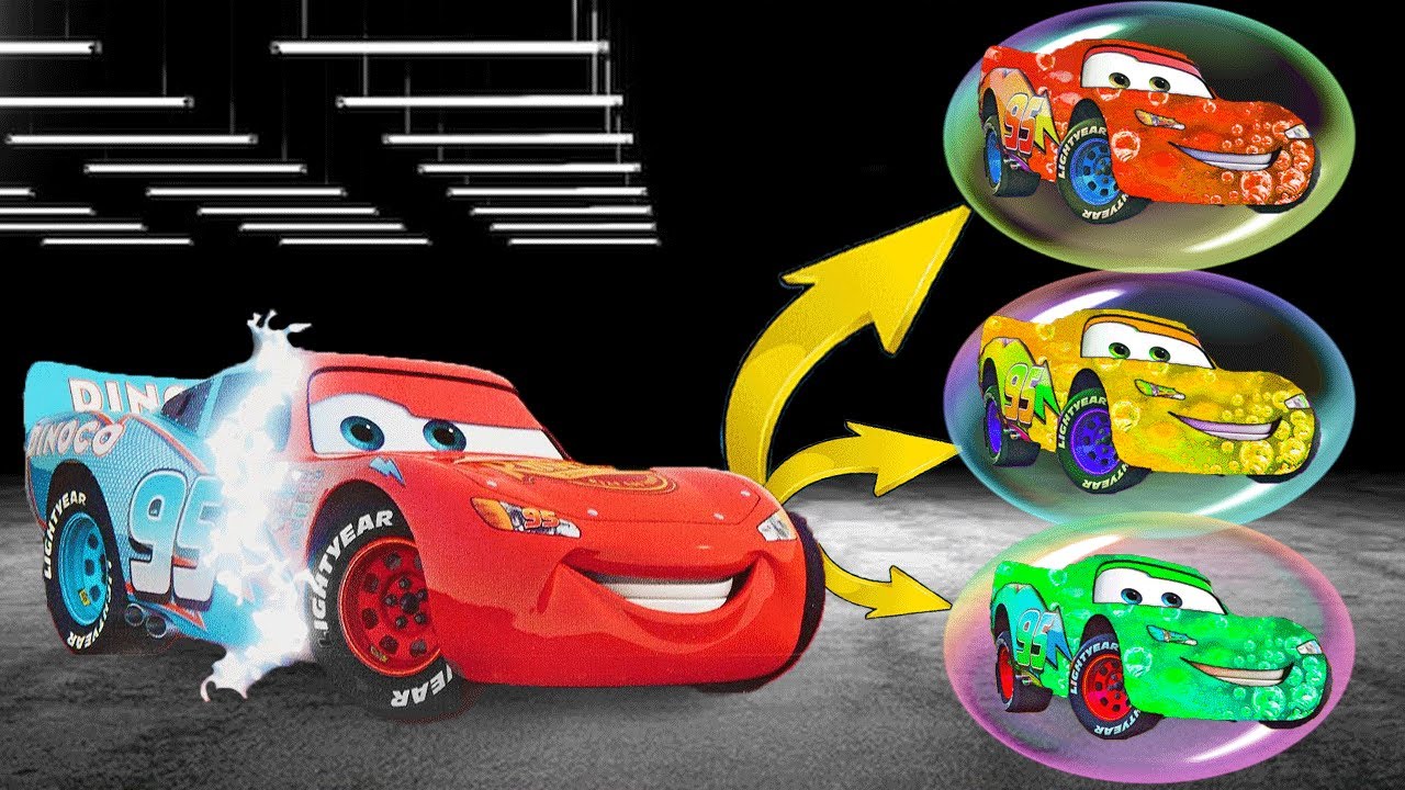 EXTREME REPAINT LIGHTNING MCQUEEN and PIXAR CARS in BeamNG.drive - YouTube