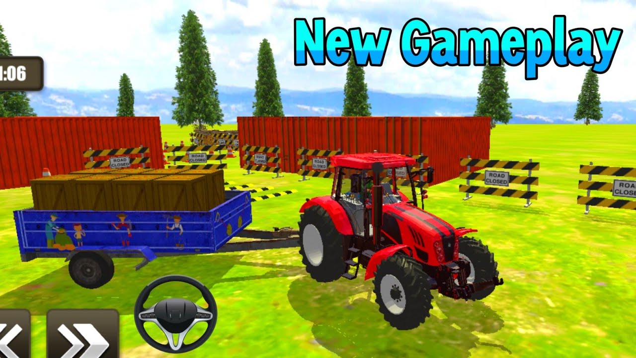⚙️ Tractor Wala Game 🎯 Heavy Tractor Trolley Cargo Farming Simulator ...