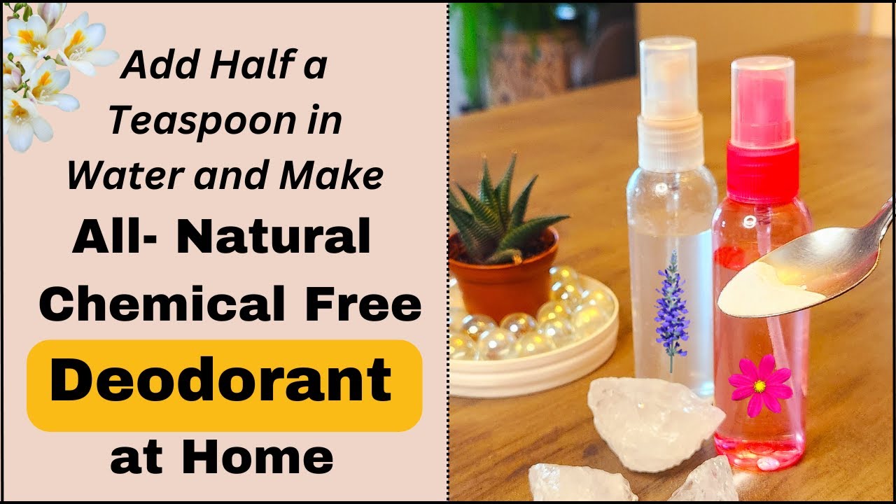 ONLY 2 Ingredients DIY All Natural Deodorant | How to Make Homemade ...