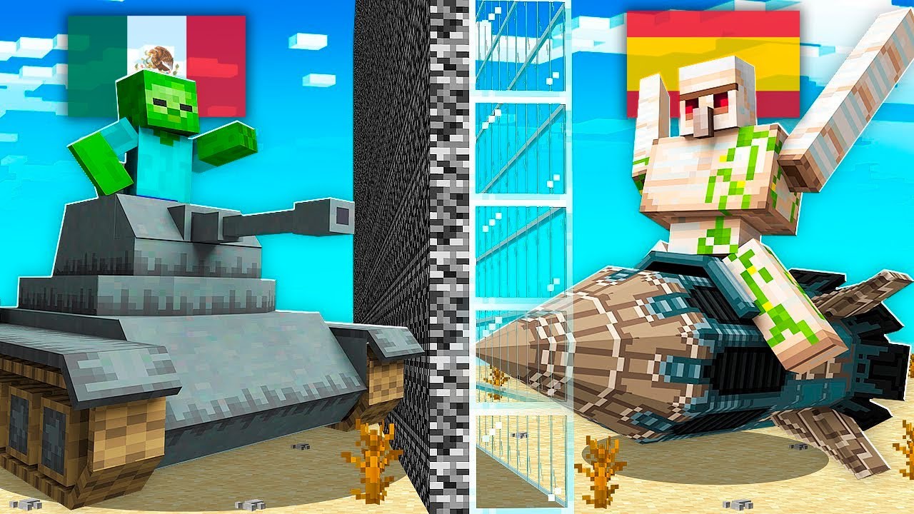 Hice Una Guerra Mundial de Mobs en Minecraft! - YouTube