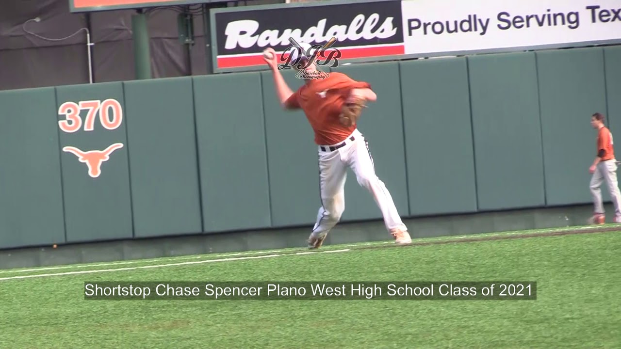 Shortstop Chase Spencer Plano West High School Class of 2021 - YouTube