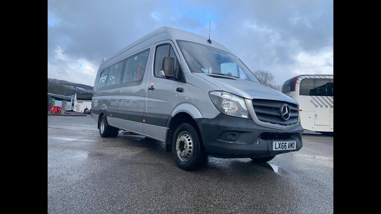 2016 ( 66) Mercedes Benz Sprinter PSVAR & 16 SEATS - YouTube