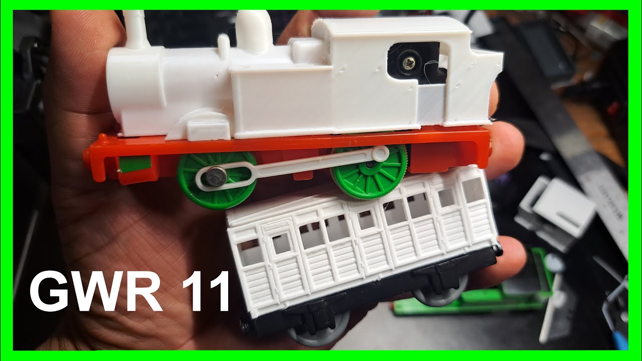 GWR 11 Custom Trackmaster and Talyllyn Coach 3D print Thomas train ...