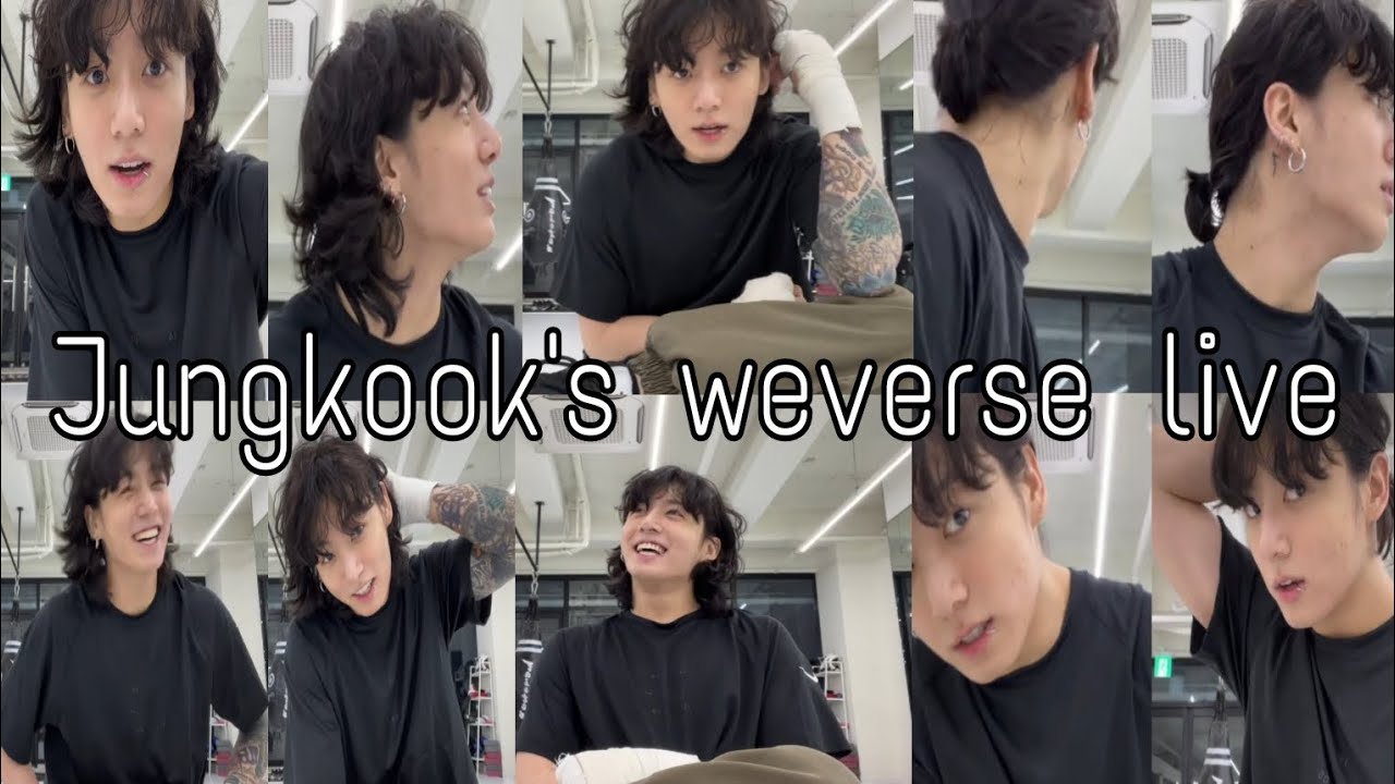Jungkook's weverse live ( boxing) &(workout) #bts #jungkook #btsarmy # ...