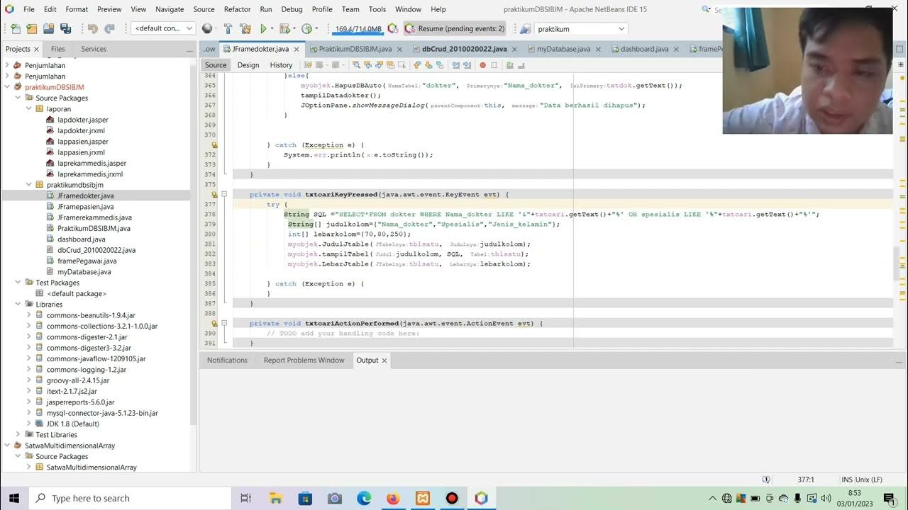 Menjalankan dan Menjelaskan program kesehatan mengunakan apk nedbans tugas PBO 2 - YouTube