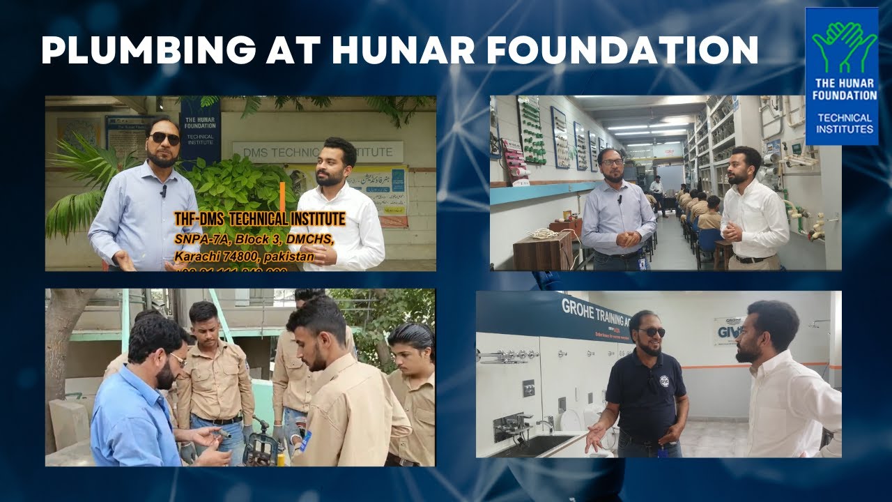Plumbing at Hunar Foundation - YouTube