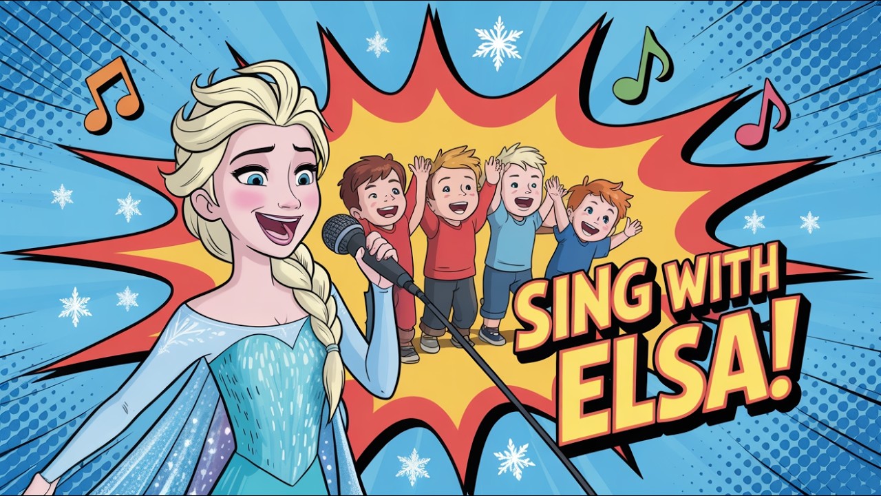 Sing with Elsa 🎤 | Fun Kids Song to Sing Along - YouTube