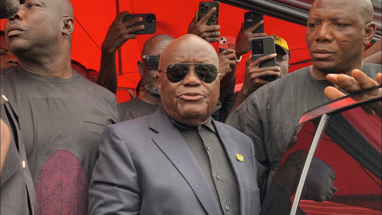 Former Prez. Nana Akuffo Addo finally arrives at Lumba’s residence ...