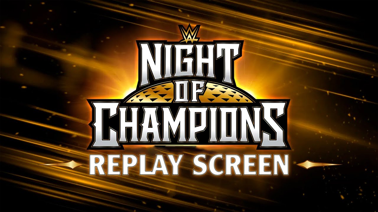 WWE Night Of Champions 2023 Replay Blue Screen - YouTube