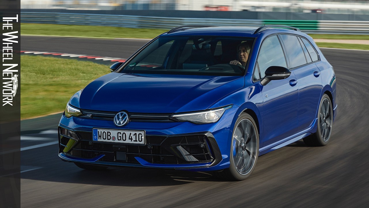2025 Volkswagen Golf R Variant | Lapiz Blue | Road & Track Driving ...