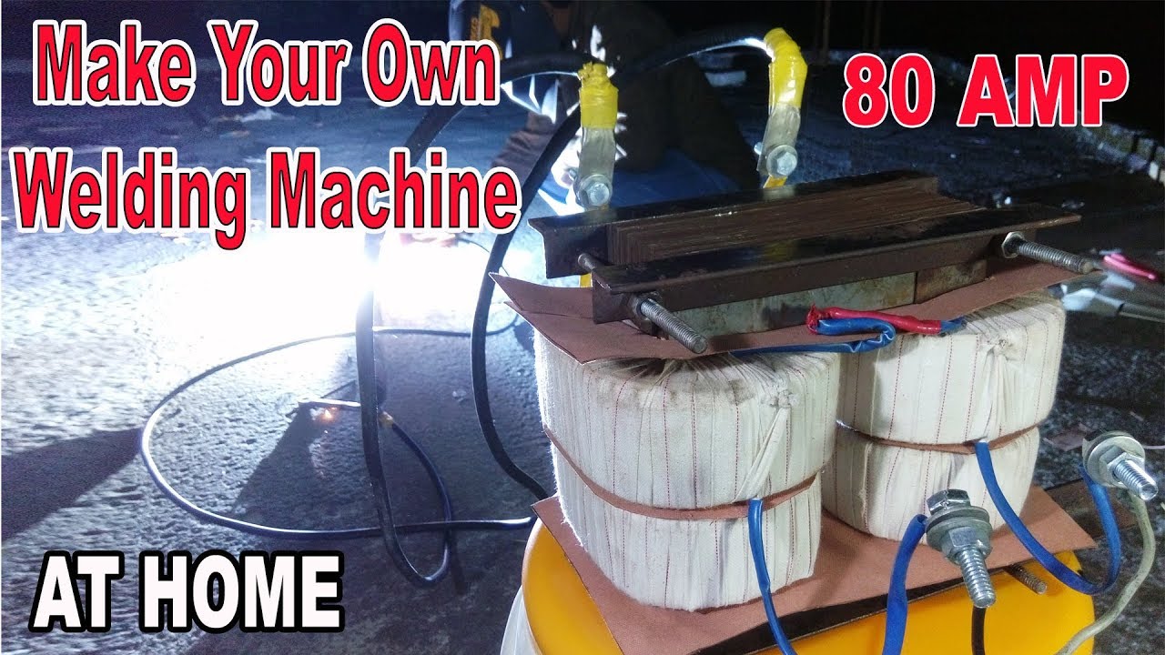 80 AMP Welding Machine - YouTube