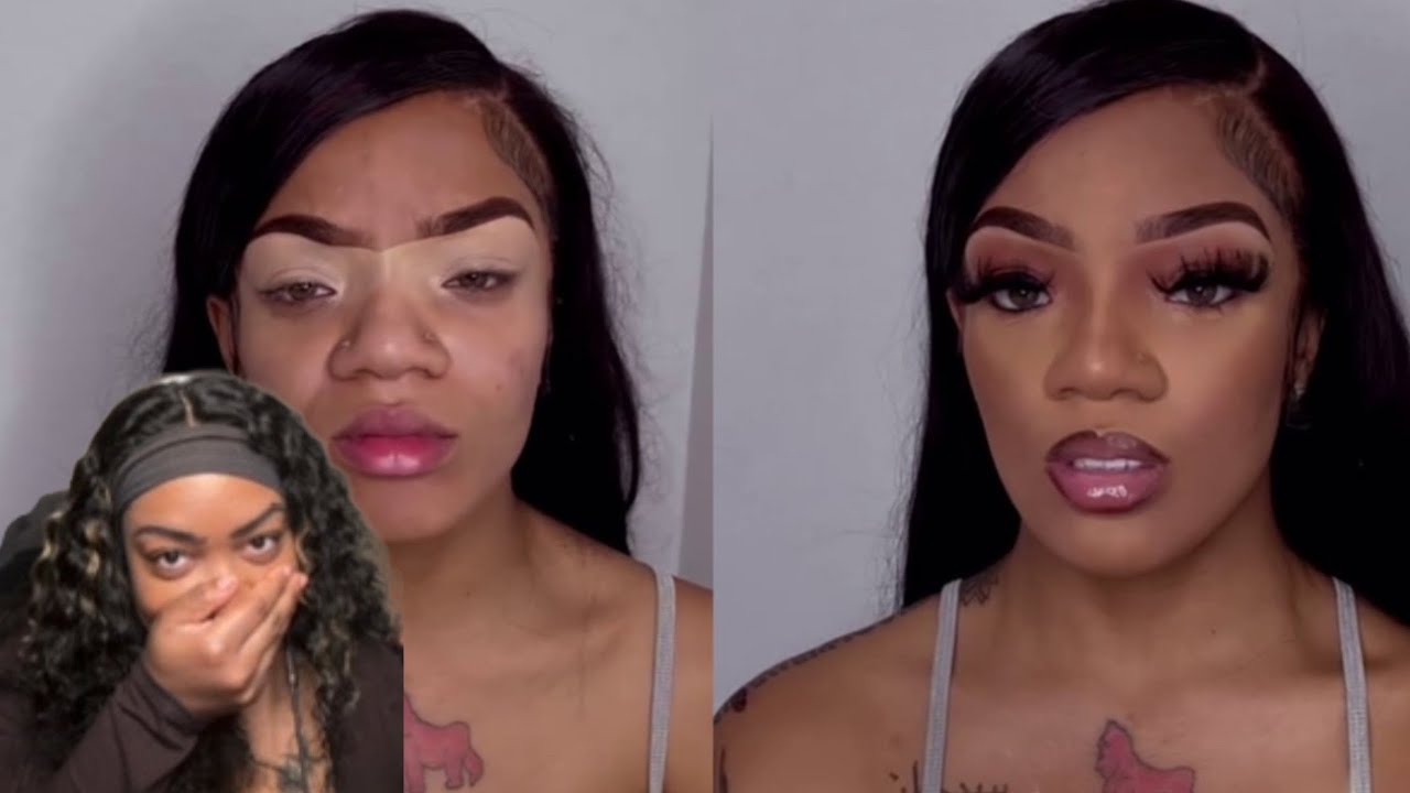 Glorilla Mad At Makeup Artist for posting “Ugly” Video | Reaction - YouTube