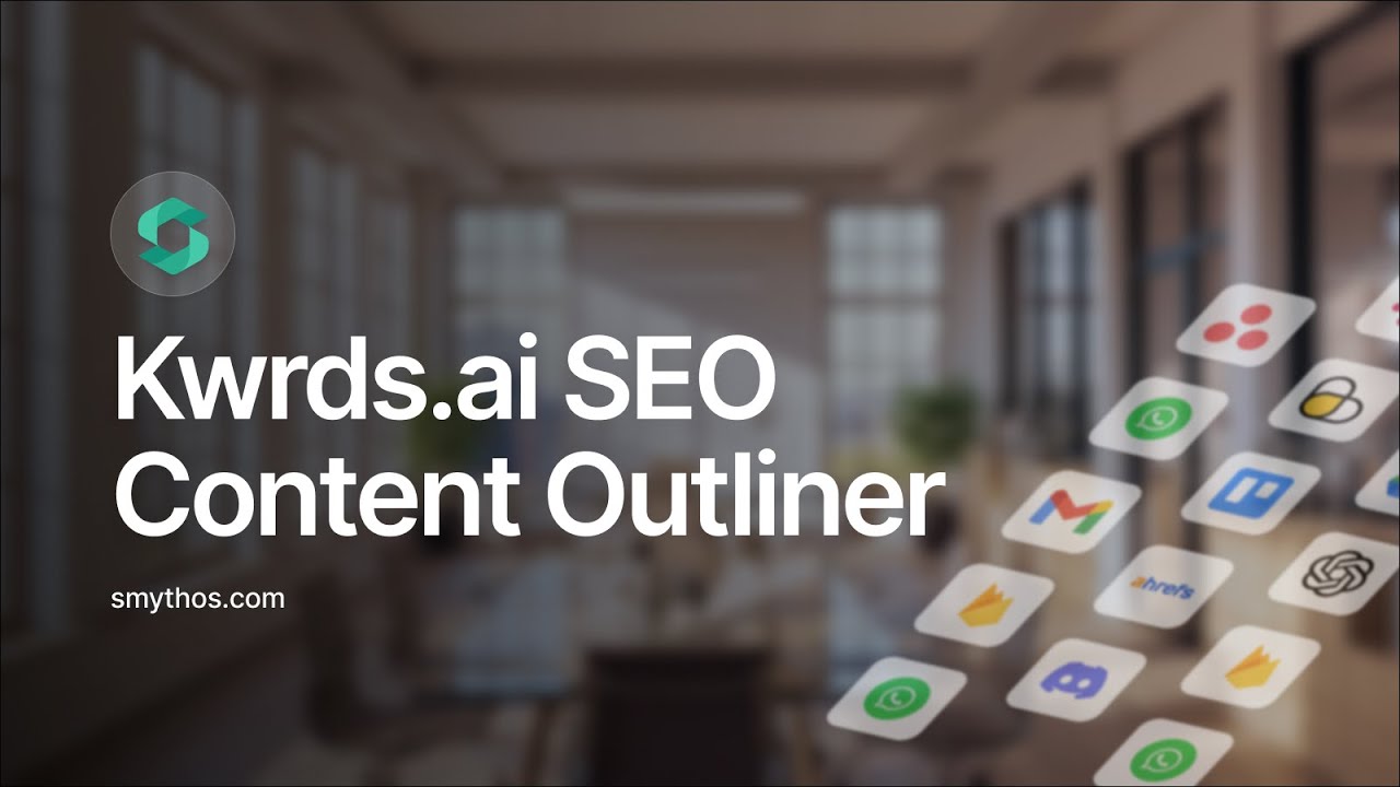 SmythOS kwrds.ai SEO Content Outliner - YouTube