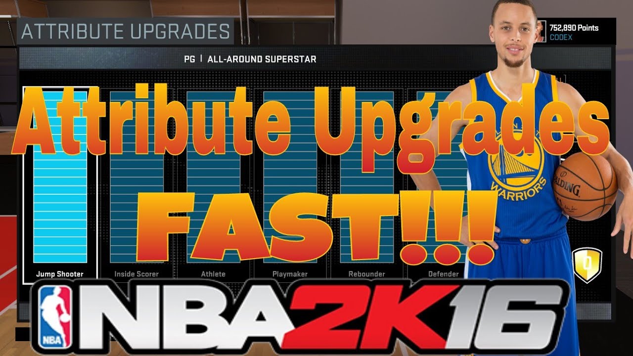 99 Overall!!!/ Fast Way To Get Attributes Upgrades In Nba 2k16 (Tips ...