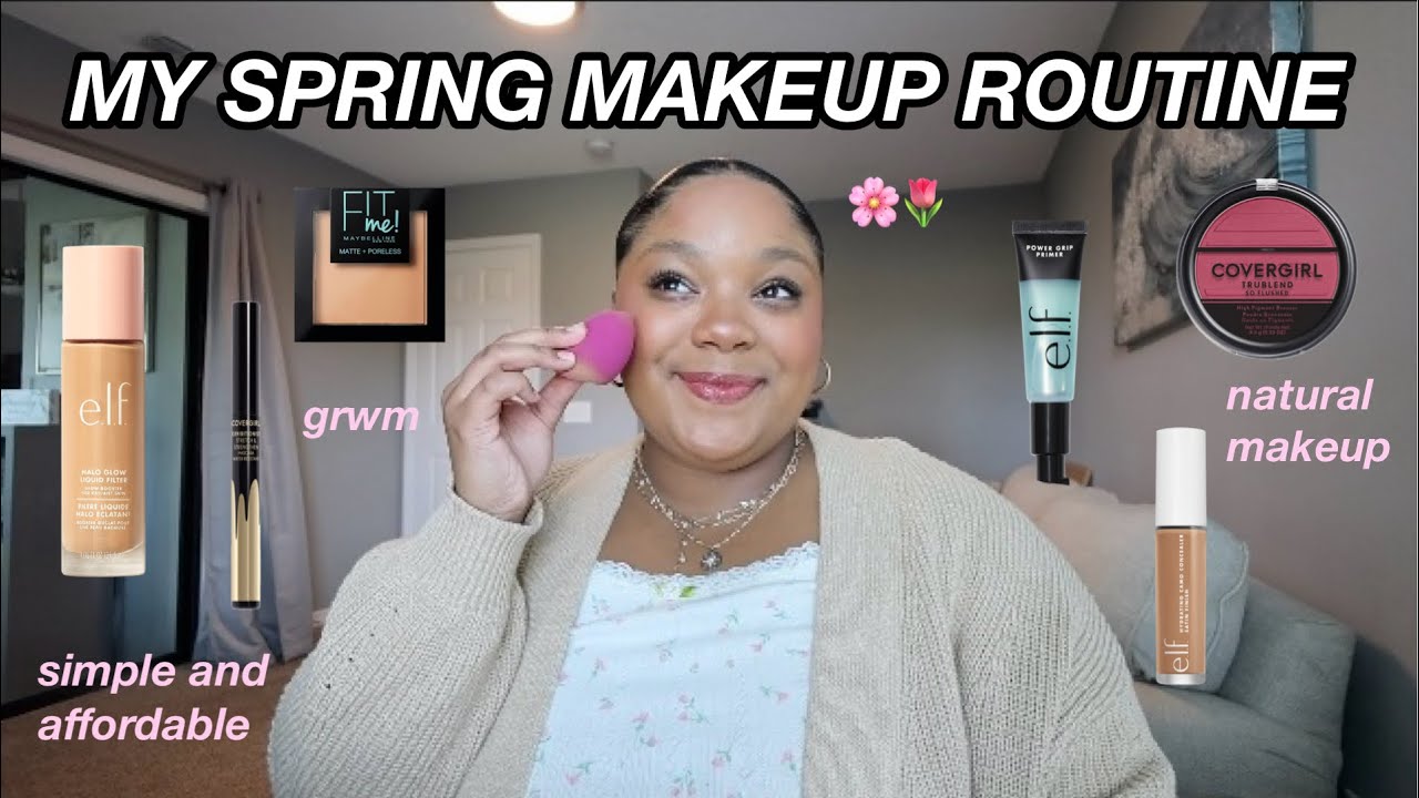 MY SPRING MAKEUP ROUTINE | natural, simple, and affordable - YouTube