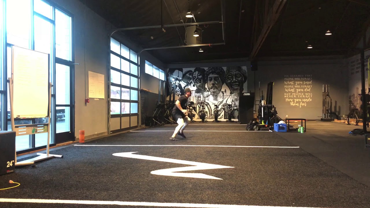 Lateral Deceleration Drill - YouTube