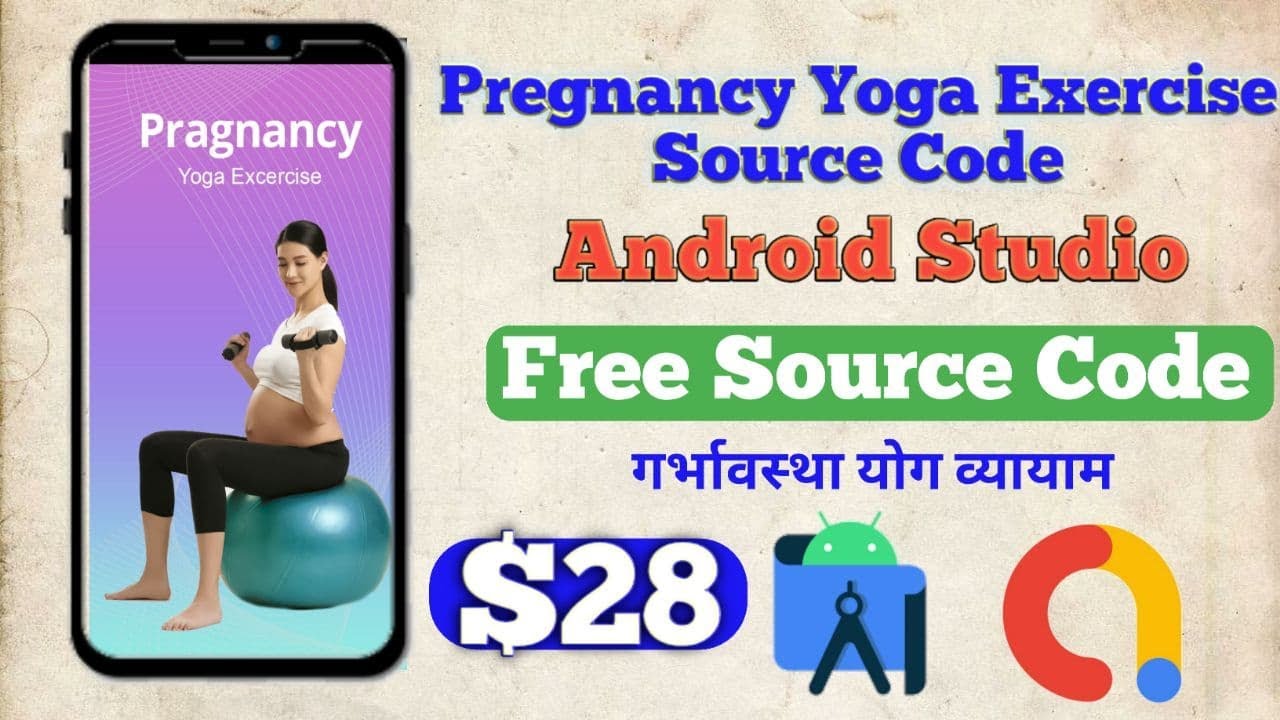 How to Create Pregnancy Yoga Exercise Application in Android Studio ...
