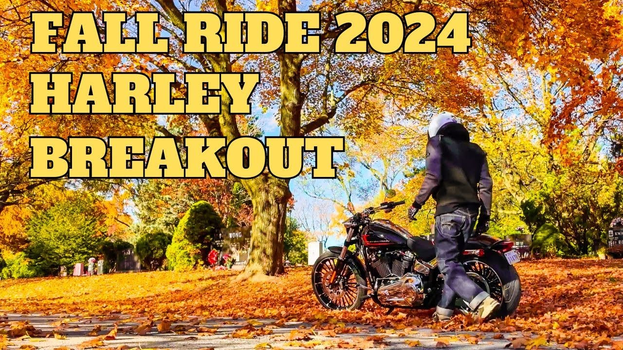 HARLEY DAVIDSON 2024 BREAKOUT FXBR SOTAIL BEAUTIFUL AUTUMN RIDE ASMR ...
