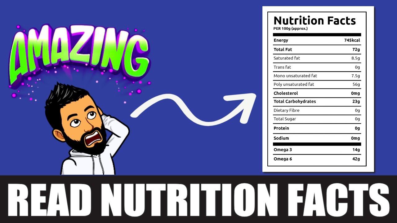How to Read Nutrition Facts Label, Food Labels Explained - YouTube