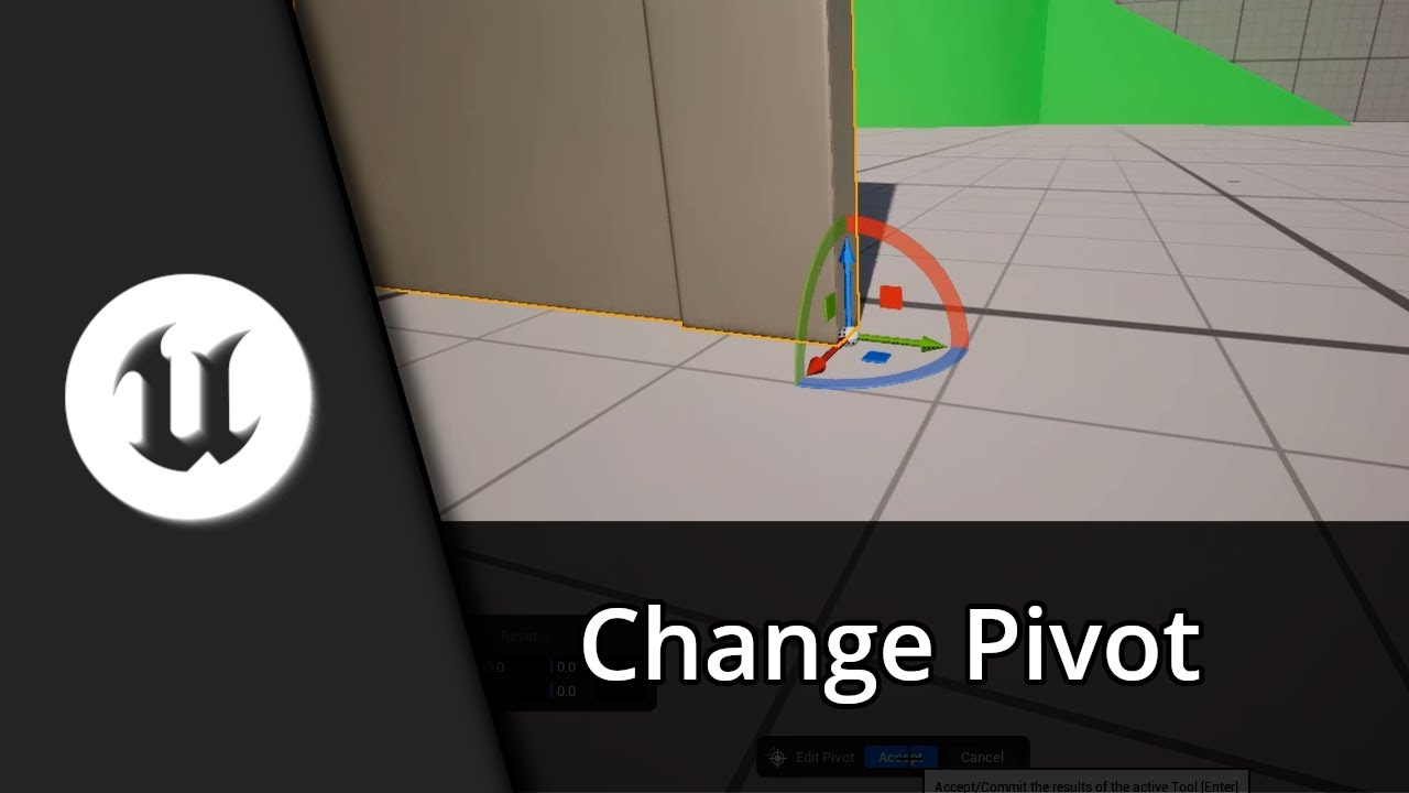 Change Pivot in Unreal Engine Tutorial - YouTube