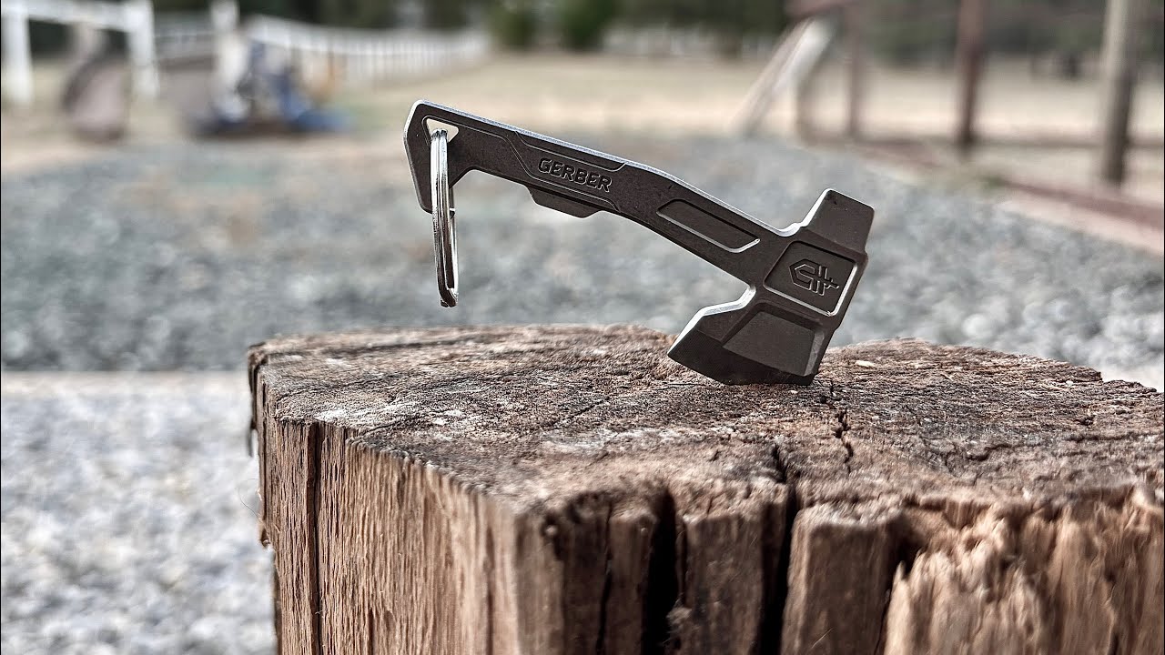 My New Favorite Keychain Multitool! Gerber Hatchet Keychain Review ...