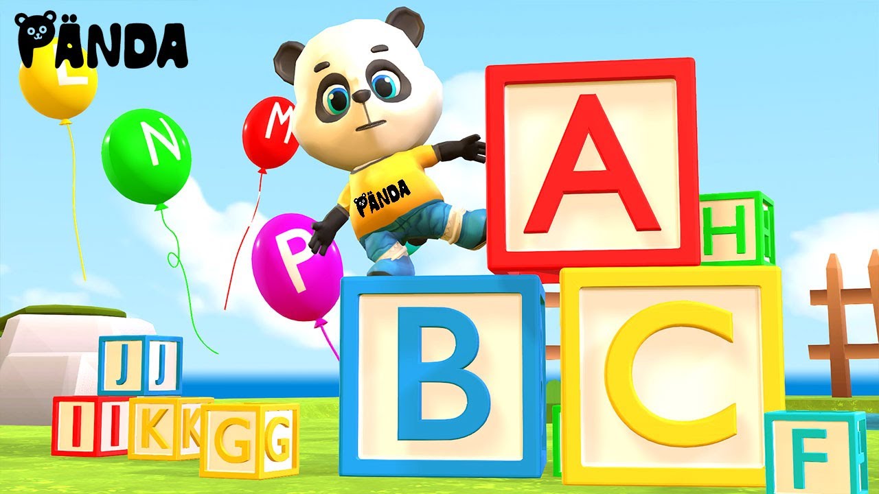 ABC Song | Learning Alphabet With Panda | Nursery Rhymes & Kids Songs ...