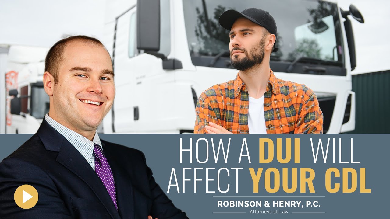 How A DUI Will Affect Your CDL - YouTube
