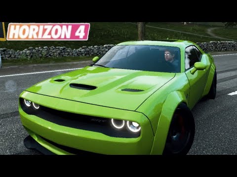 Dodge Challenger SRT Hellcat — Forza Horizon 4 Gameplay - YouTube