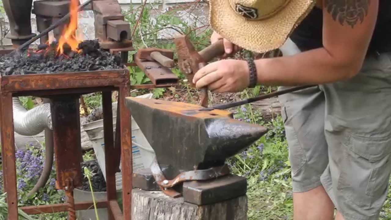 Forging a Leaf - YouTube