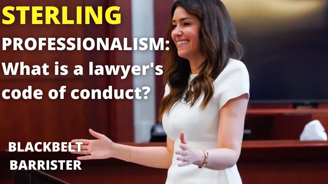 Lawyers' Etiquette and Behaviour - A Flawless Example - YouTube