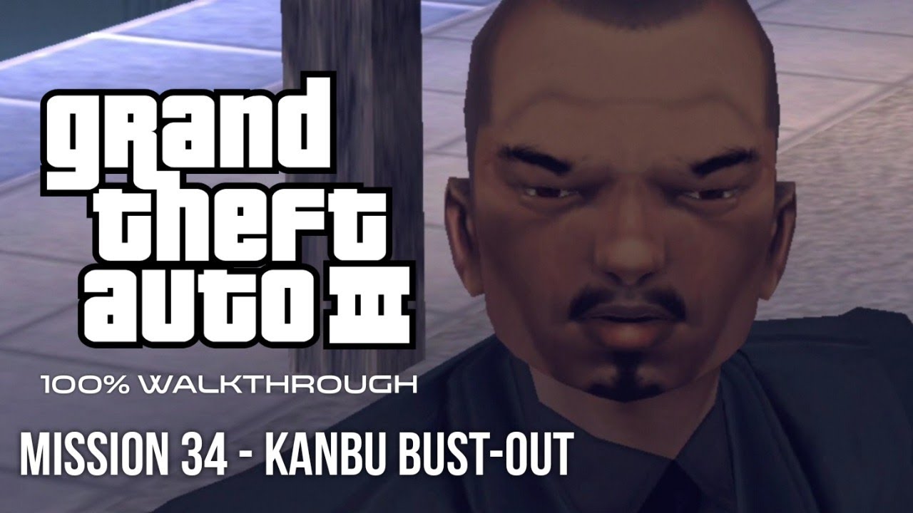 GTA III 100% Walkthrough: Mission 34 - Kanbu Bust-Out - YouTube