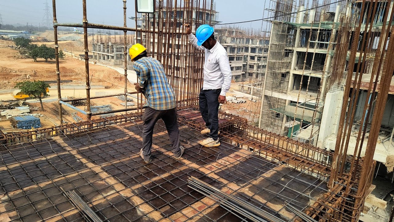 slab beam reinforcement checking - YouTube