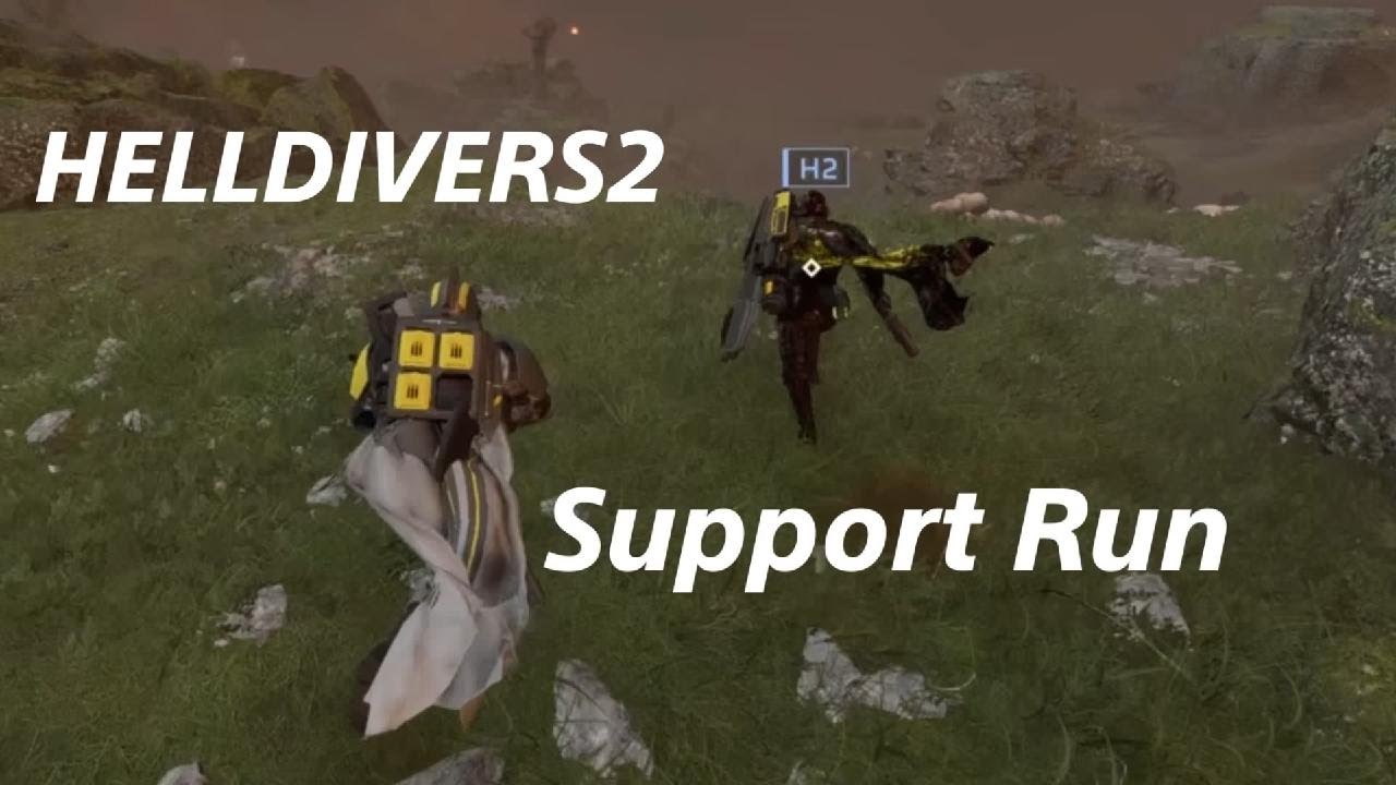 HELLDIVERS 2 - Support Run - Gameplay - YouTube