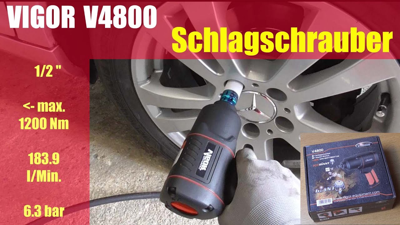 Vigor V4800 Schlagschrauber - Vorstellung & erste Anwendung - Impact ...