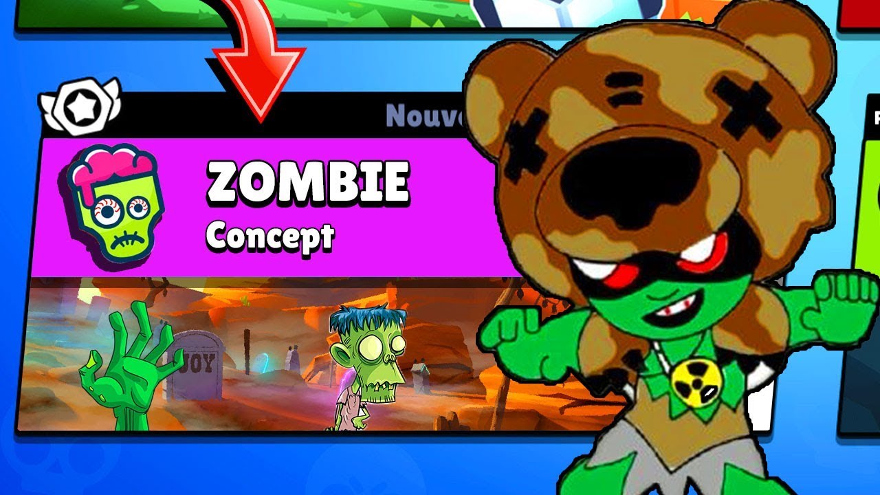 TOP 1 sans TRICHER en concept MODE ZOMBIE sur Brawl Stars ! - YouTube