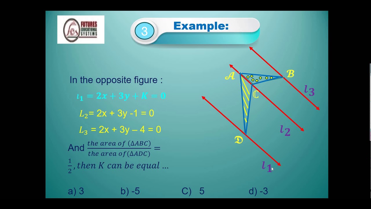 Length of perpendicular from a point to straight line 1st sec 2nd term ...