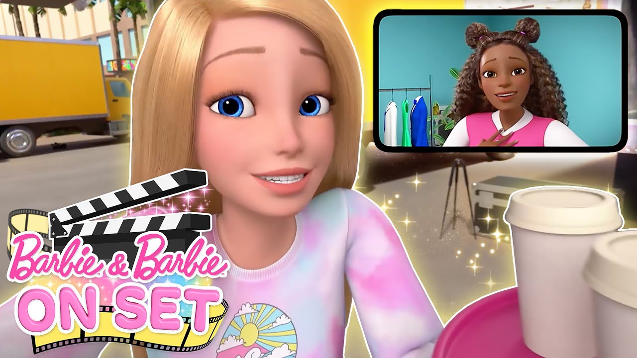 BARBIE & BARBIE DAPAT PEKERJAAN BARU! 🎥 Barbie Dan Barbie Di Set | Ep ...
