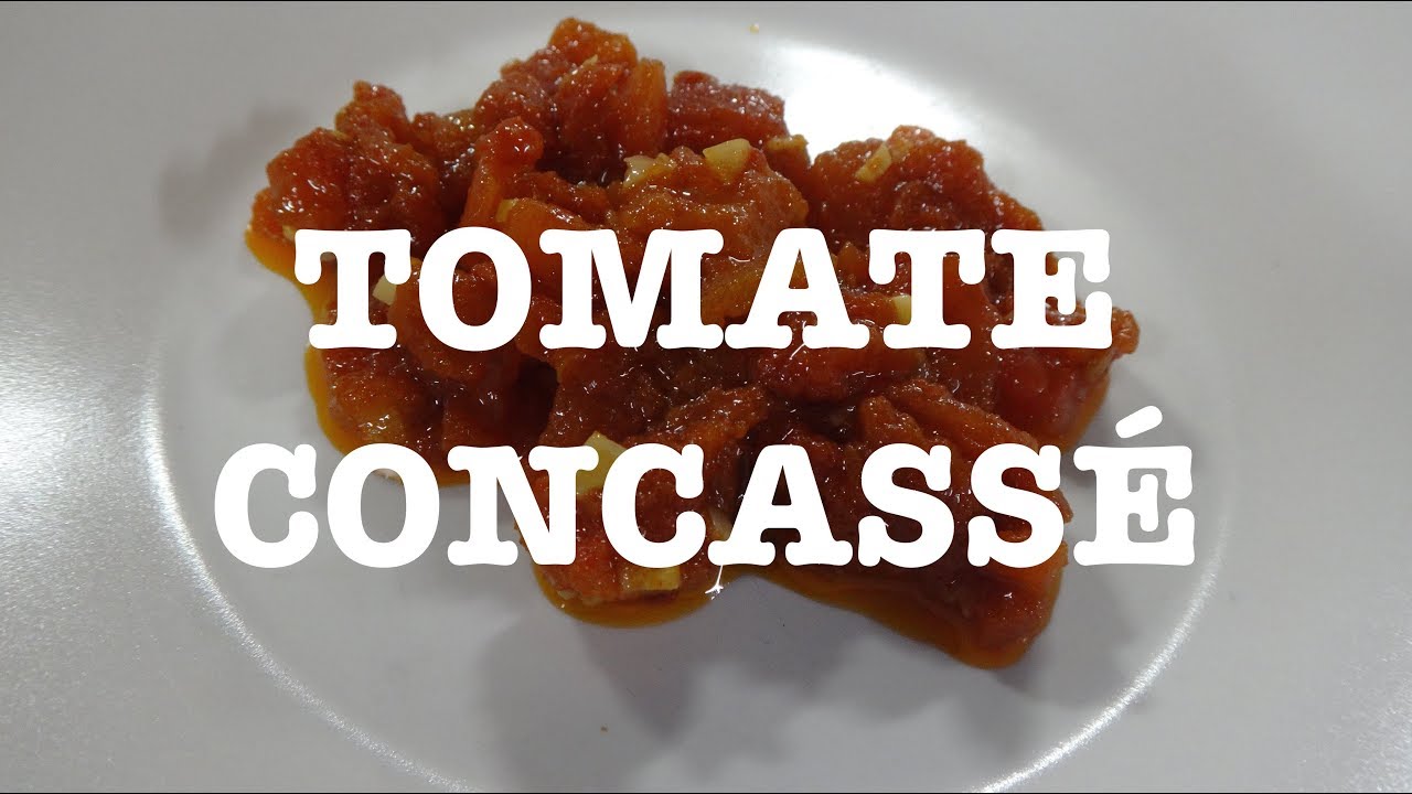 😍Como hacer TOMATE CONCASSÉ ( casero 5 min ) - YouTube