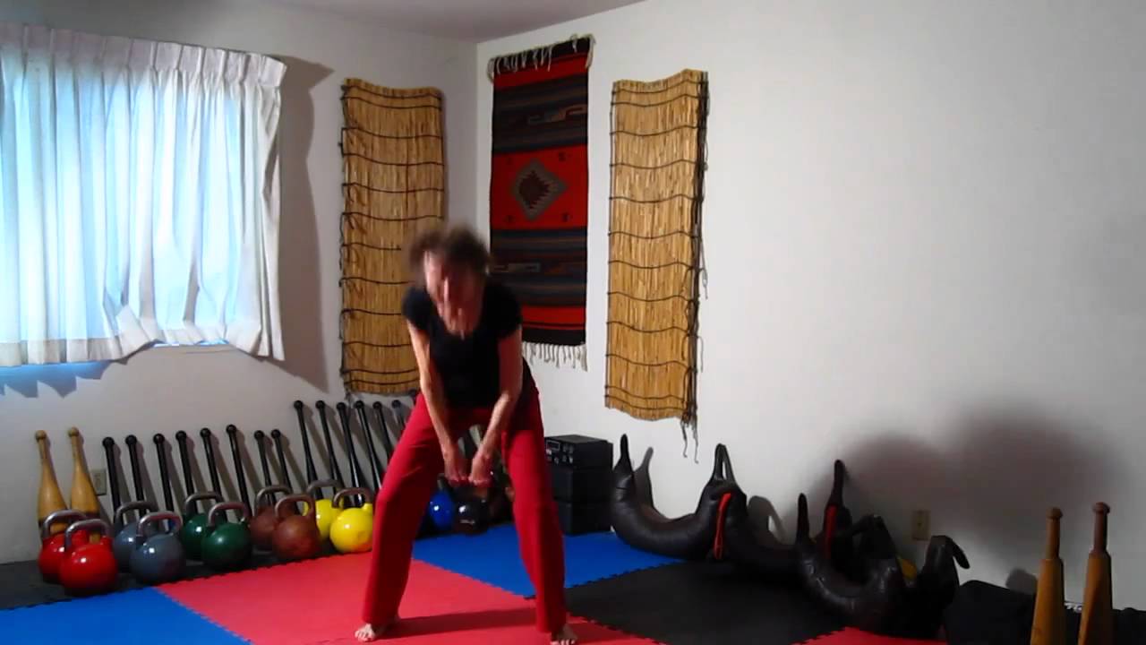 Primal Animal Elder Kettlebell Swing Test: 86 Year Old Swinger - YouTube