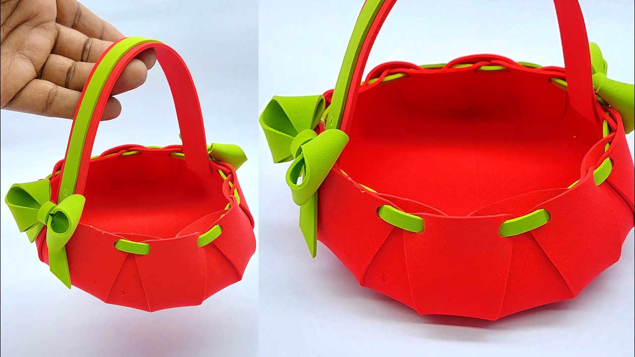 How to Make Paper Basket - Basket Making Instruction Step by Step at ...